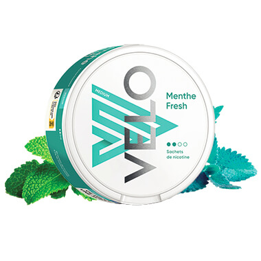 Pouches Menthe Fresh - VELO - Sachets de nicotine