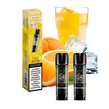 Capsules Elfa Pro Orange - Elf Bar - Cartouches Elfa