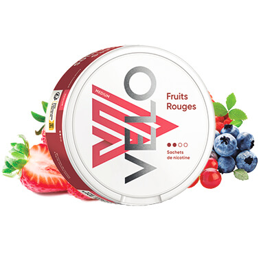 Pouches Fruits Rouges - VELO - Sachets de nicotine