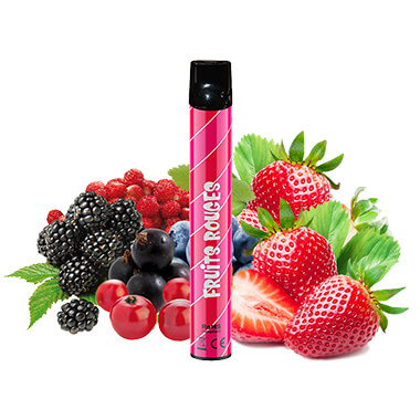 WPuff Fruits Rouges - Liquideo - Puff saveur fruitee - fruits rouges