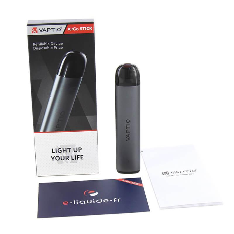 Kit AirGo Stick Vaptio - Cigarette électronique plate - Déclenchement ...