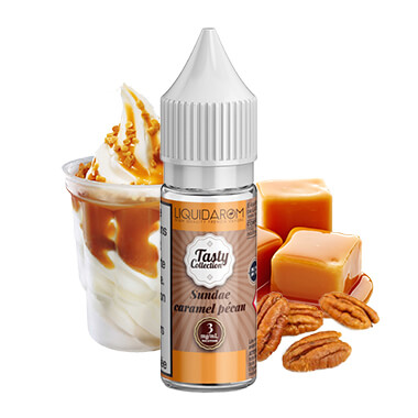 E-liquide Sundae Caramel Pecan - Tasty Collection - Liquid'Arom - 10ml ...