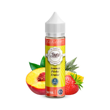 E-liquide 50ml Ananas Pêche Fraise - Tasty Collection - Liquid'Arom