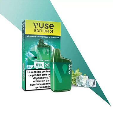 Puff Box VUSE Menthe Ice - E-cigarette à usage unique - 20 mg/ml Sels ...