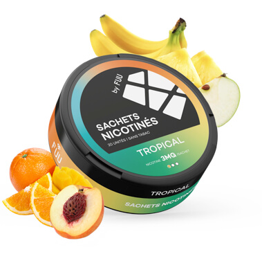 Pouches Tropical - FUU - Sachets nicotine saveur fruits rouges