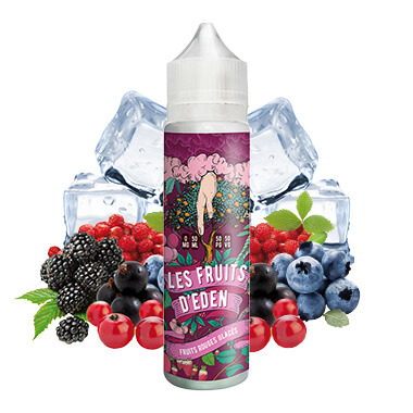 E-liquide Fruits Rouges Glacés 50ml - Les Fruits d'Eden - Le Coq Qui ...