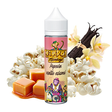 E-liquide Pop Corn Vanille Caramel 50ml - Hip Pop Monkeys - Alfaliquid ...