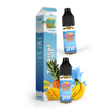 E-liquide Tropical Icy Mix - Puff Juice - Fuu - Sels de nicotine