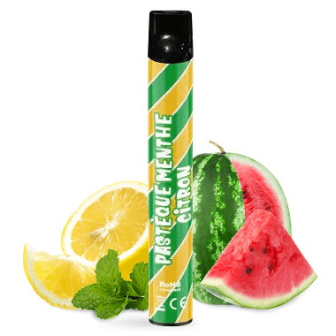 WPuff Pastèque Menthe Citron - Liquideo - Puff saveur fruité