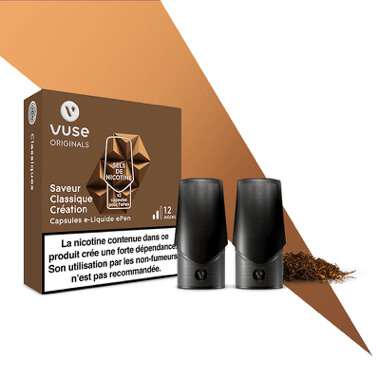 Capsules ePen Classique Création - Vype / Vuse - Deux capsules de ...