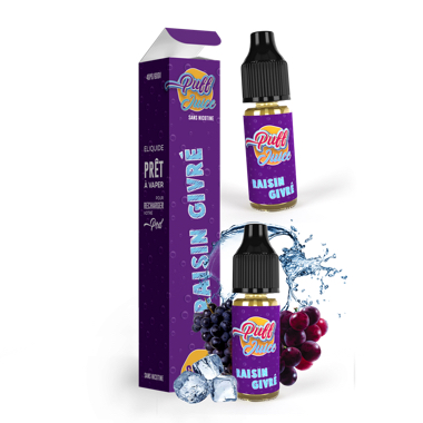 E-liquide Raisin Givre - Puff Juice - Fuu - Sels de nicotine