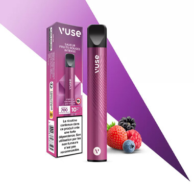 E-cigarette Vuse Puff 700 Fruits Rouges Intense