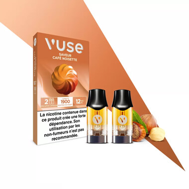 Capsules ePod Café Noisette - Vuse - Deux capsules de recharge pour ...