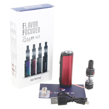 Kit Q16 FF - JustFog - Cigarette électronique JustFog simple d'utilisation pour débuter