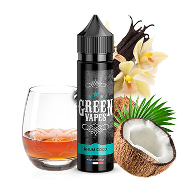 E-liquide Rhum Coco 50ml Green Vapes Classics - Eliquide français ...