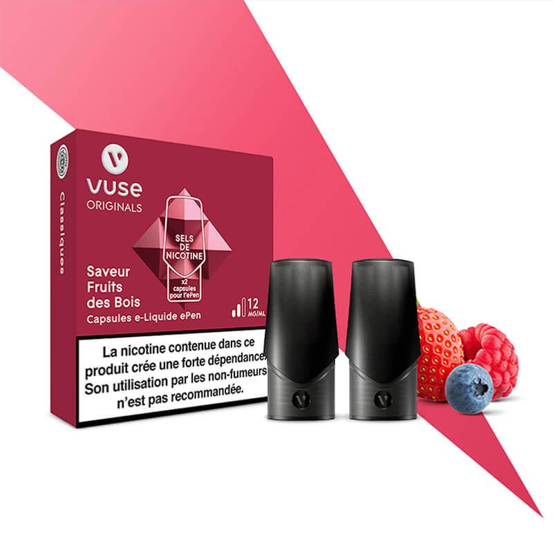 Capsules ePen 3 Fruits des bois - Vype / Vuse - Deux capsules de ...