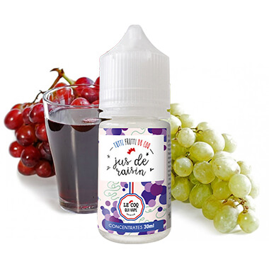 Arôme Jus de Raisin 30ml - Le Coq Qui Vape - Arôme DIY fruité français